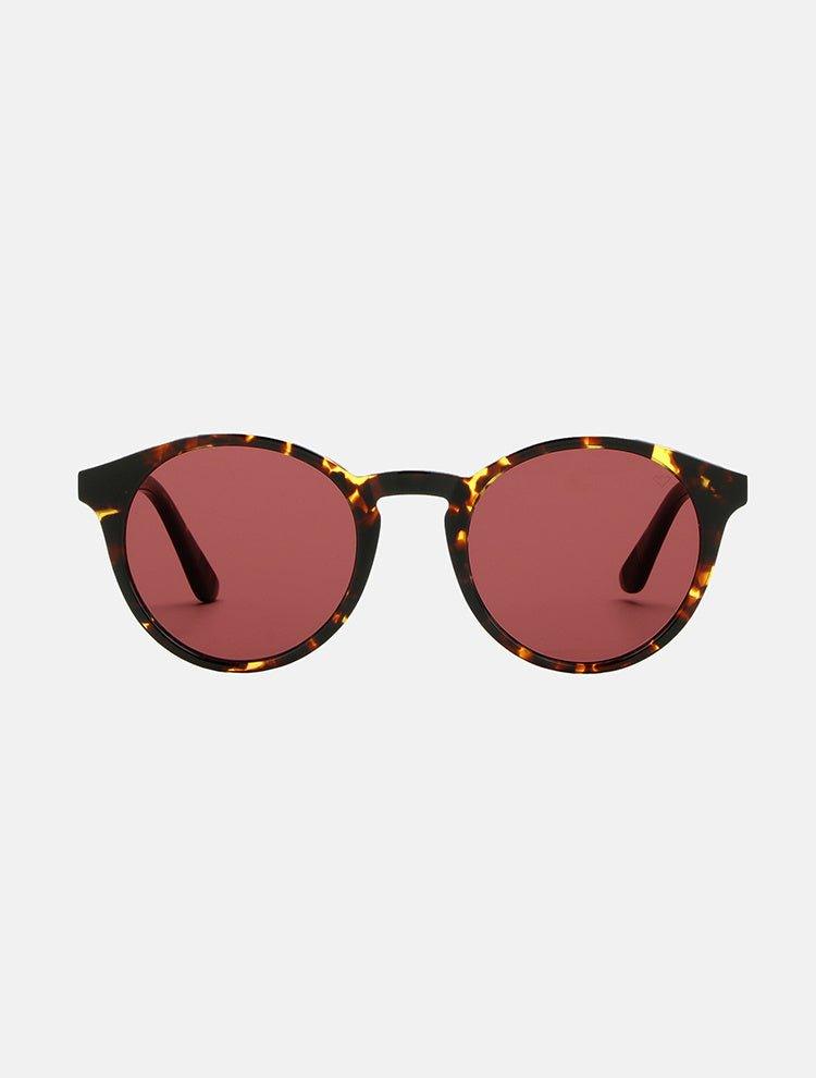 Jinx Burgundy Sunglasses - Oval Shaped Sunglasses | MOEVA Moeva